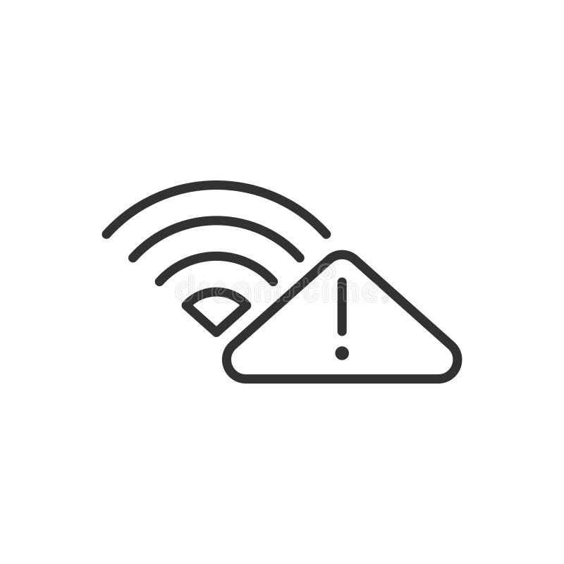 Disconnected Wifi Icon Vector Stock Illustrations – 344 Disconnected ...