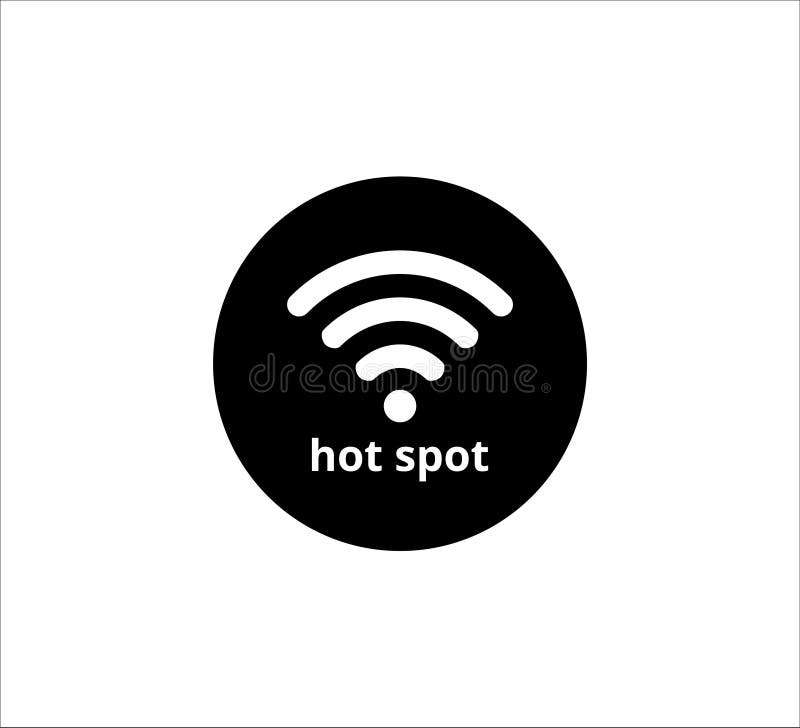 Internet Hot Spot Black Icon Stock Illustrations – 448 Internet Hot ...