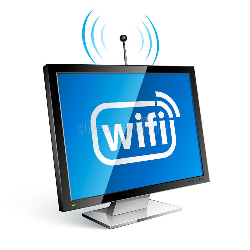 Wifi icon stock vector. Illustration of information, clear - 18580825