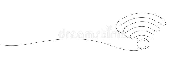 Line One Wifi Stock Illustrations – 263 Line One Wifi Stock ...