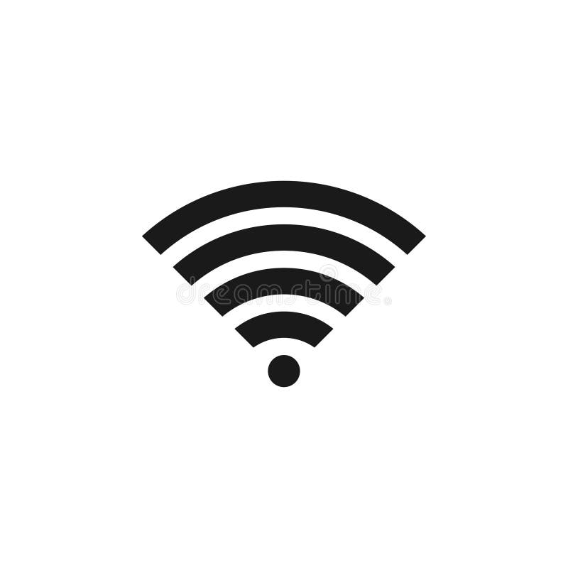 Wireless Fidelity Wifi Logo Design Template Stock Vector - Illustration ...