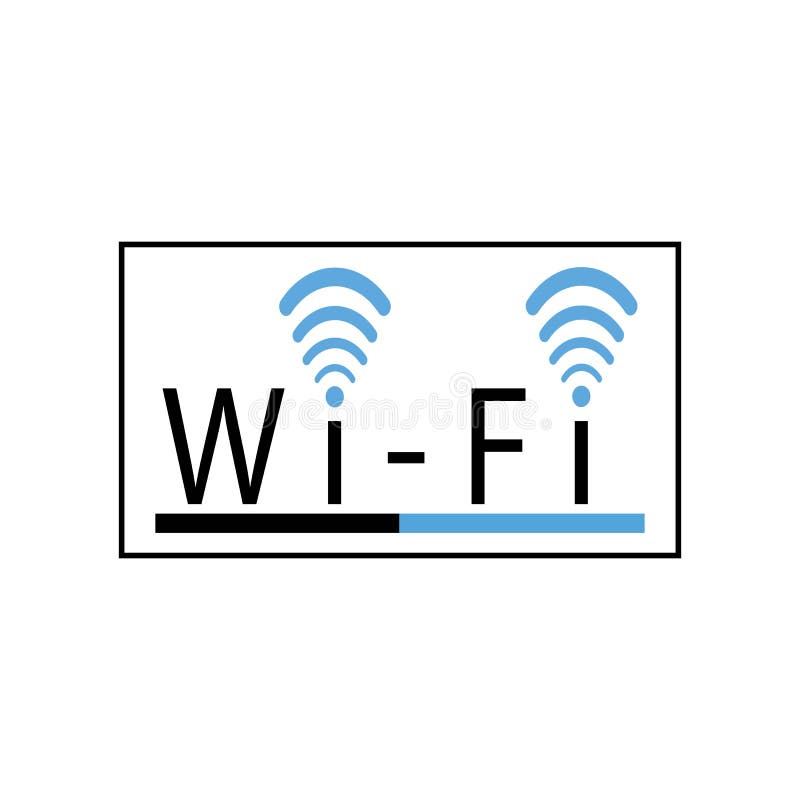 Wifi Icon Logo Vector Design Stock Vector - Illustration of wireless ...
