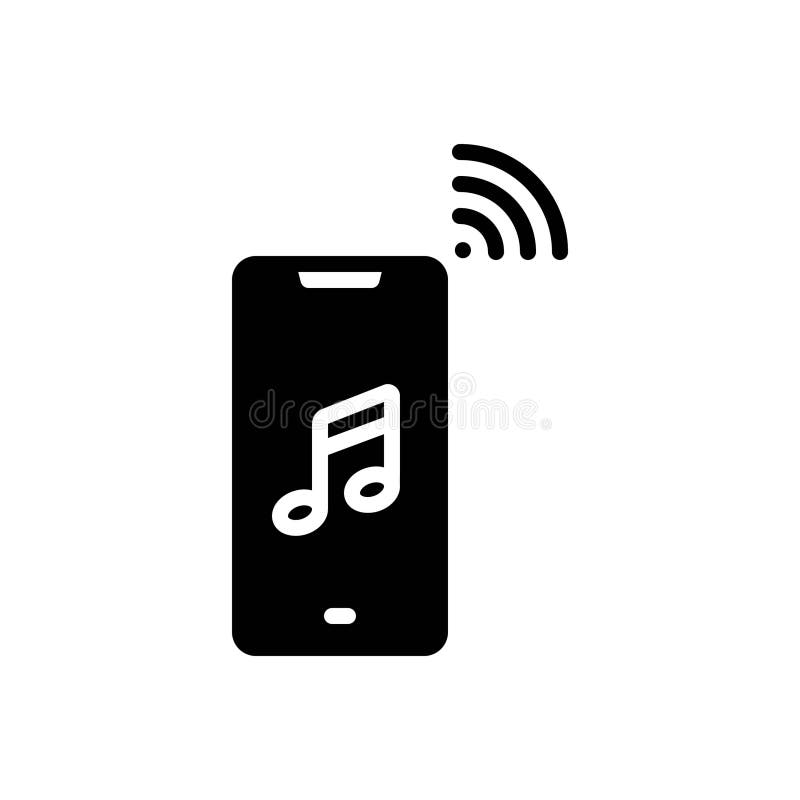 Black Solid Icon for Wifi, Phone and Network Stock Vector - Illustration of icon, wifi: 269804765