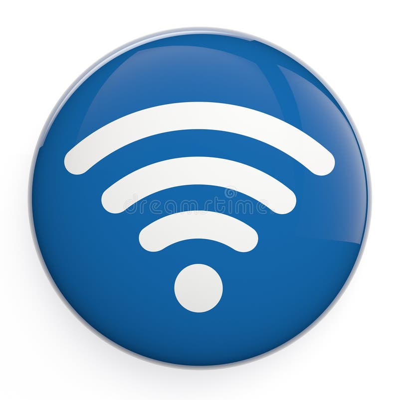 Wifi Icon Blue Cliparts