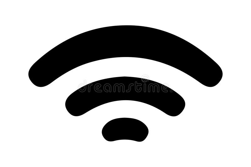 WiFi Icon Vector Flat Style Stock Vector - Illustration of transmission ...
