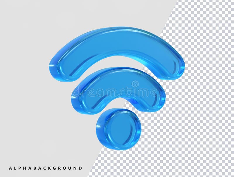 Wifi Icon Vector Illustration Element 3d Rendering Transparent Eps ...