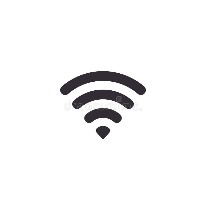 Wifi Icon, Wi-fi Wireless Vector Isolated Flat Design Illustration ...