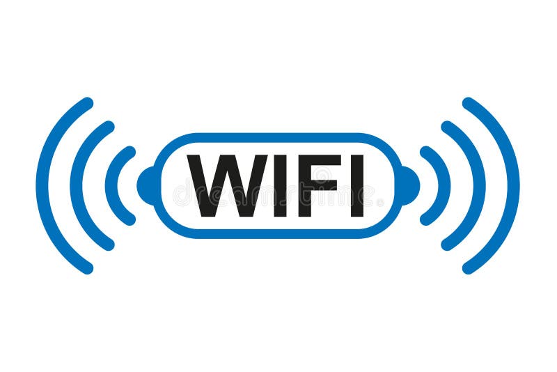 WiFi Internet Network Connection Background Stock Illustration - Illustration of connection ...