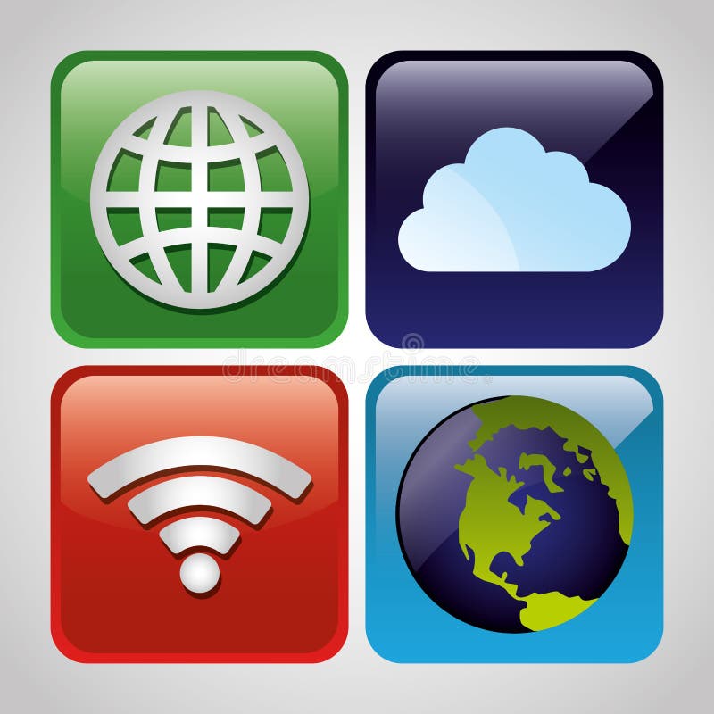 Wifi internet service stock vector. Illustration of network - 63402931