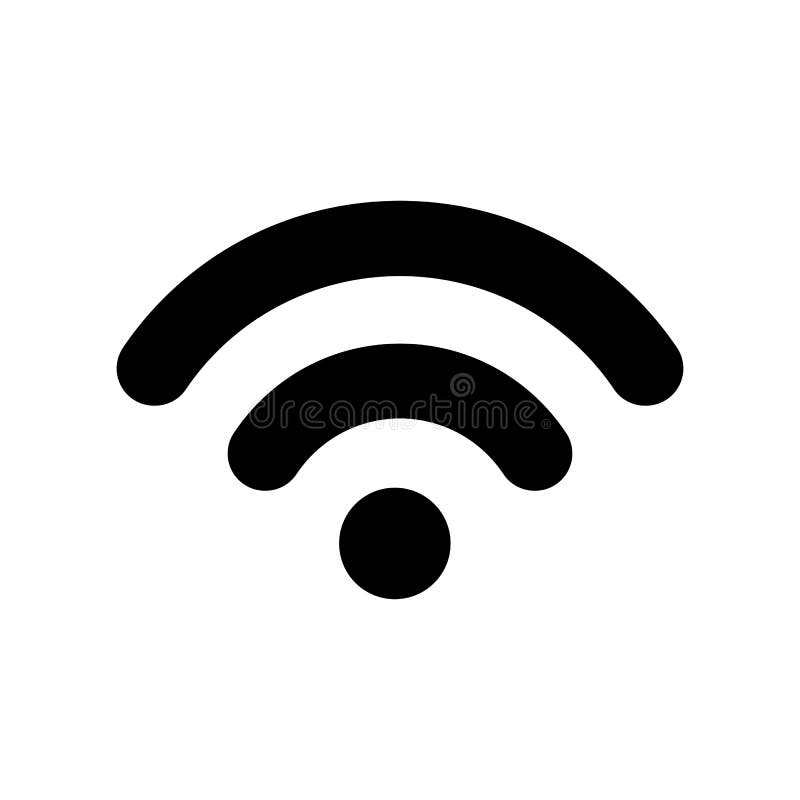 Wifi Internet Symbol - Vektor Vektor Abbildung - Illustration von daten ...