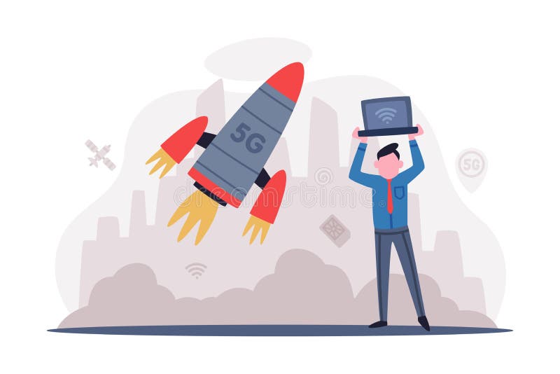 Cartoon High Internet Speed Stock Illustrations – 690 Cartoon High ...