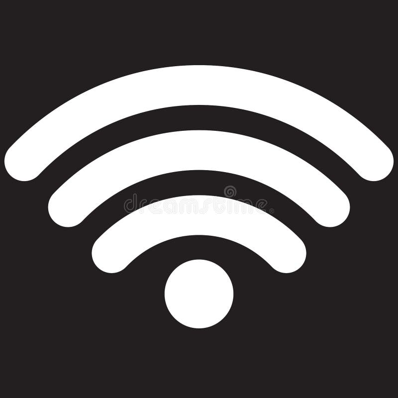 Wifi logo stock vector. Illustration of icon, vector - 253973073