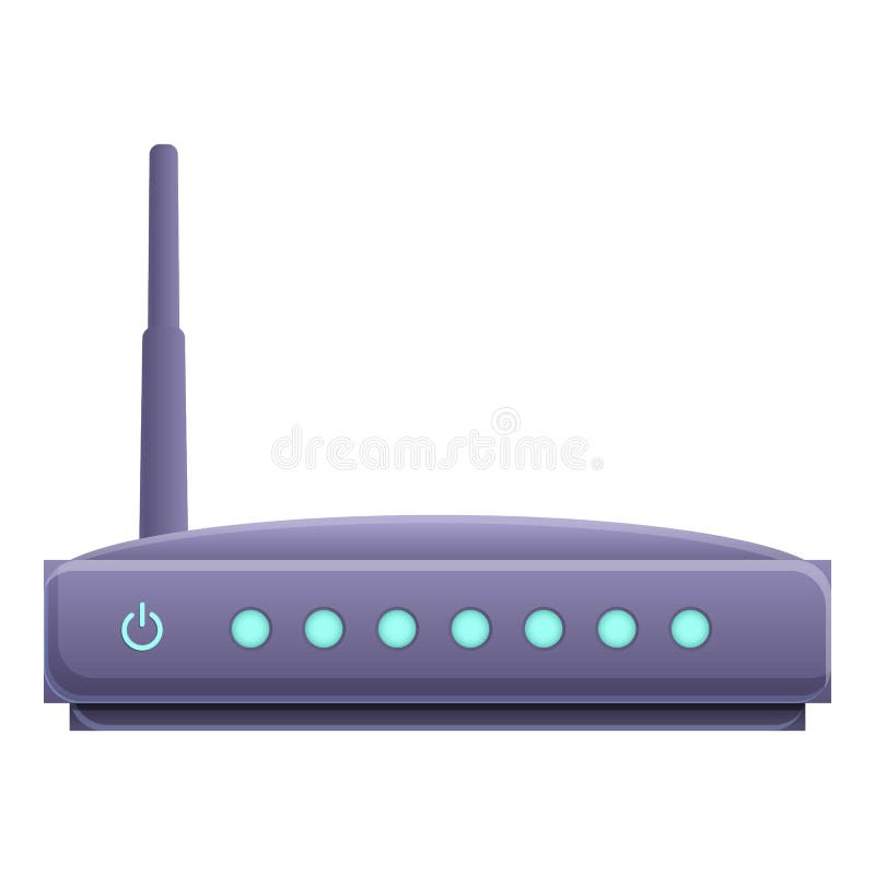 Wifi Modem Connection Icon, Cartoon Style Stock Vector - Illustration ... Wifi Modem Connection Icon, Cartoon Style Stock Vector - Illustration ...