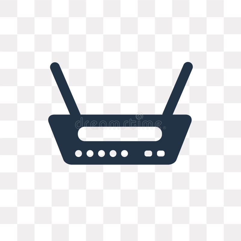 Wifi Modem Vector Icon Isolated on Transparent Background, Wifi Stock ...