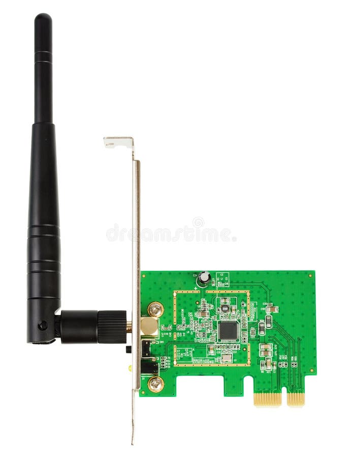 WiFi network card stock photo. Image of point, ethernet - 46141892