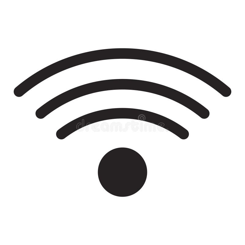 Wifi network icon stock vector. Illustration of spot - 277035726