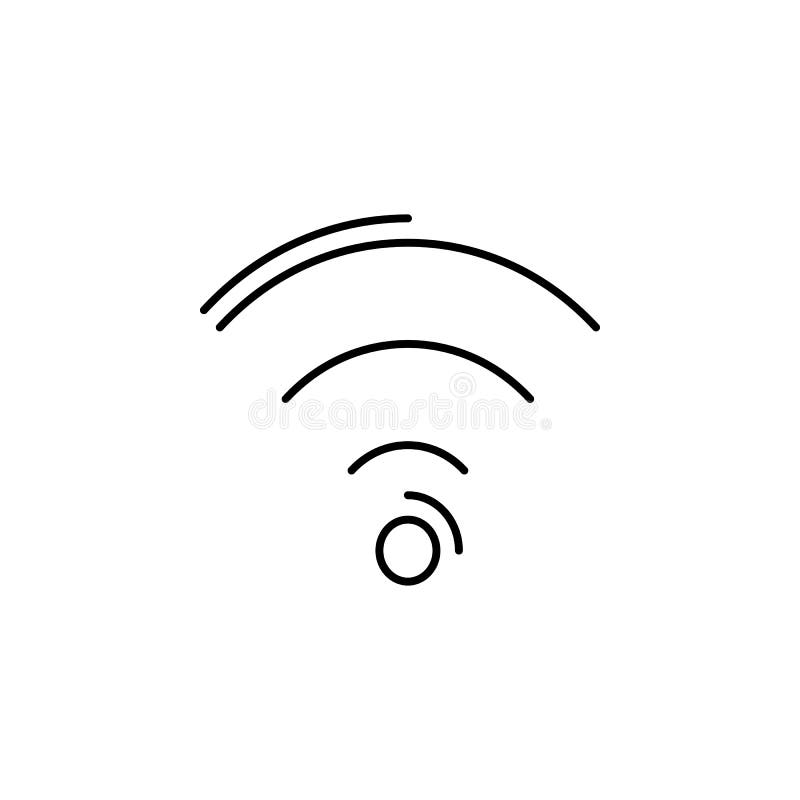 Wifi, Networking Icon. Simple Line, Outline Vector Elements of Storage ...