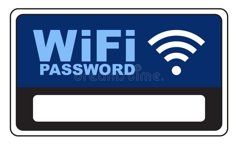 Wifi Password Sign Stock Illustrations – 3,466 Wifi Password Sign Stock ...