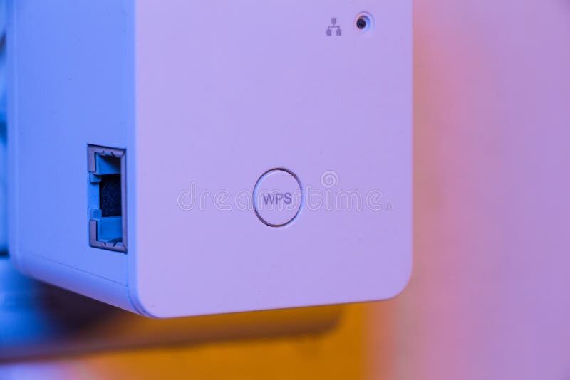 WiFi Repeater in Electrical Socket on the Wall Stock Photo - Image of ...