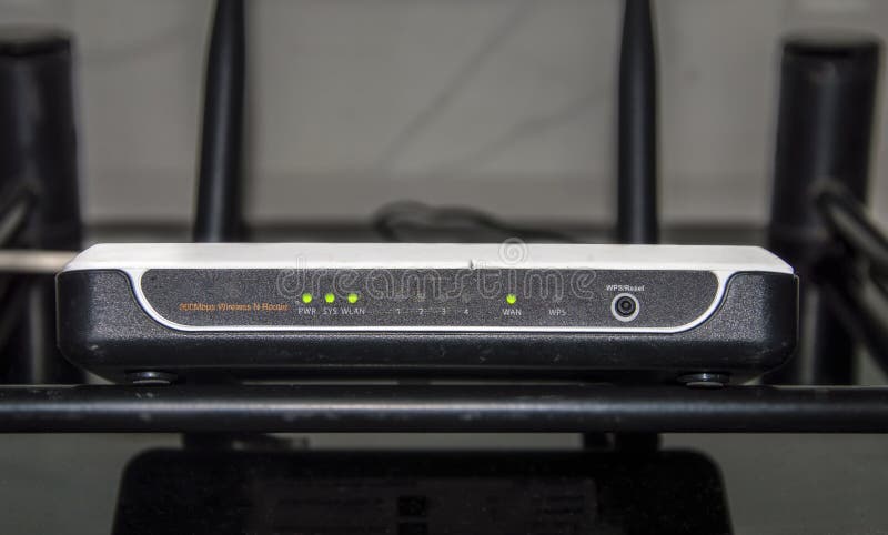 Wireless router stock image. Image of isolated, computer - 14961739