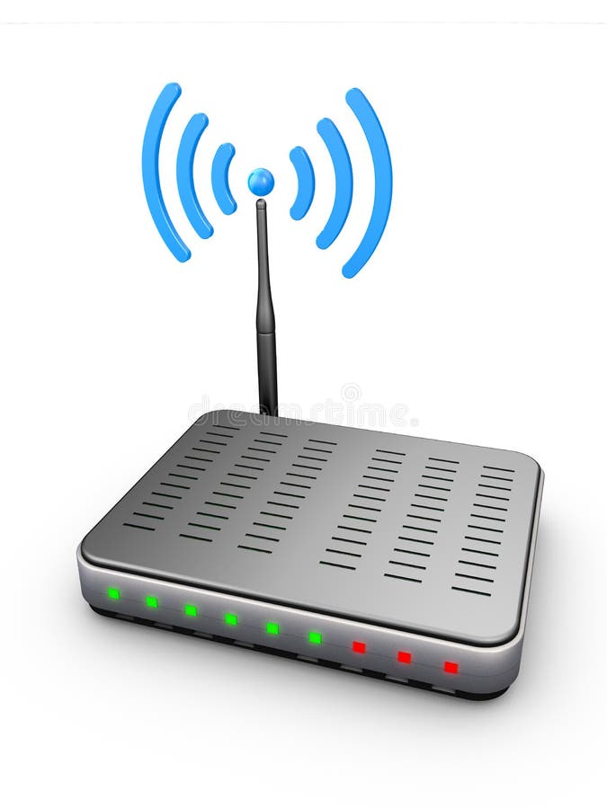 WiFi router stock illustration. Illustration of business - 46629041