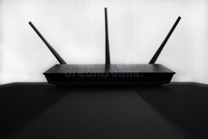 Wifi Router Bokeh Background Stock Photo - Image of horizontal ...
