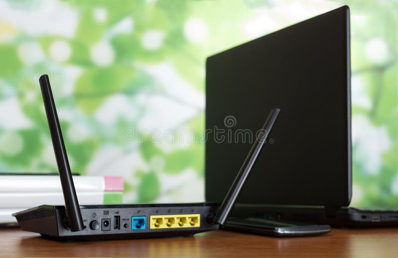 931 Wifi Router Laptop Stock Photos - Free & Royalty-Free Stock Photos ...