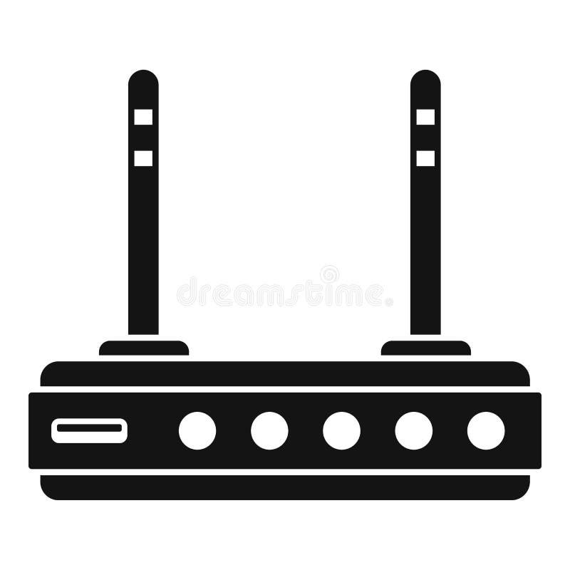 Wifi Router Icon, Simple Style Stock Vector - Illustration of ...