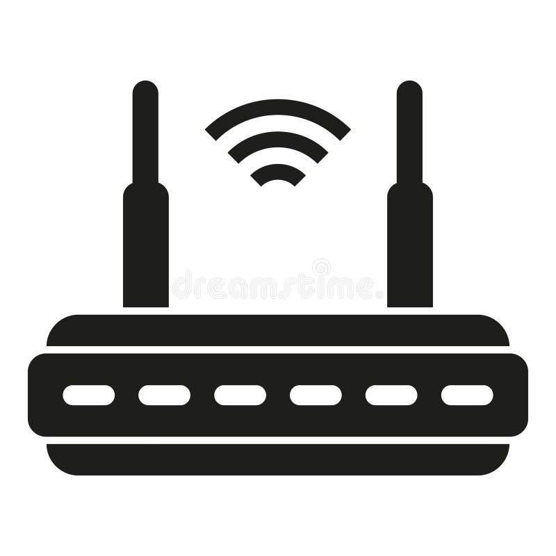 Wifi Router Icon Simple Vector. Smart Office Stock Vector ...