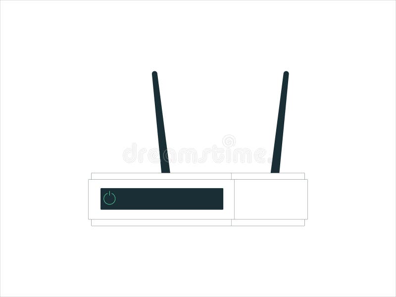 Wifi Router Icon stock vector. Illustration of symbol - 355704774