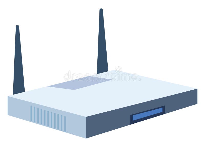 WIFI router, icon stock vector. Illustration of connect - 260370673