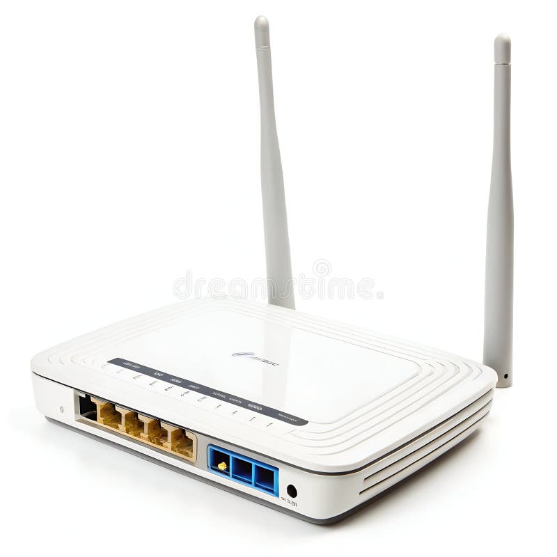 Wifi Router stock illustration. Illustration of connection - 357439545