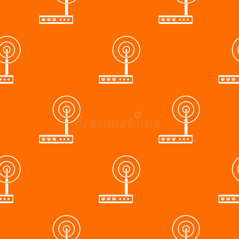 Wifi Router Pattern Seamless Stock Vector - Illustration of mobile ...