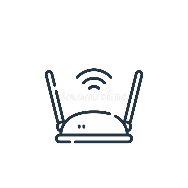 Router Vector Icon. Router Editable Stroke. Router Linear Symbol for ...