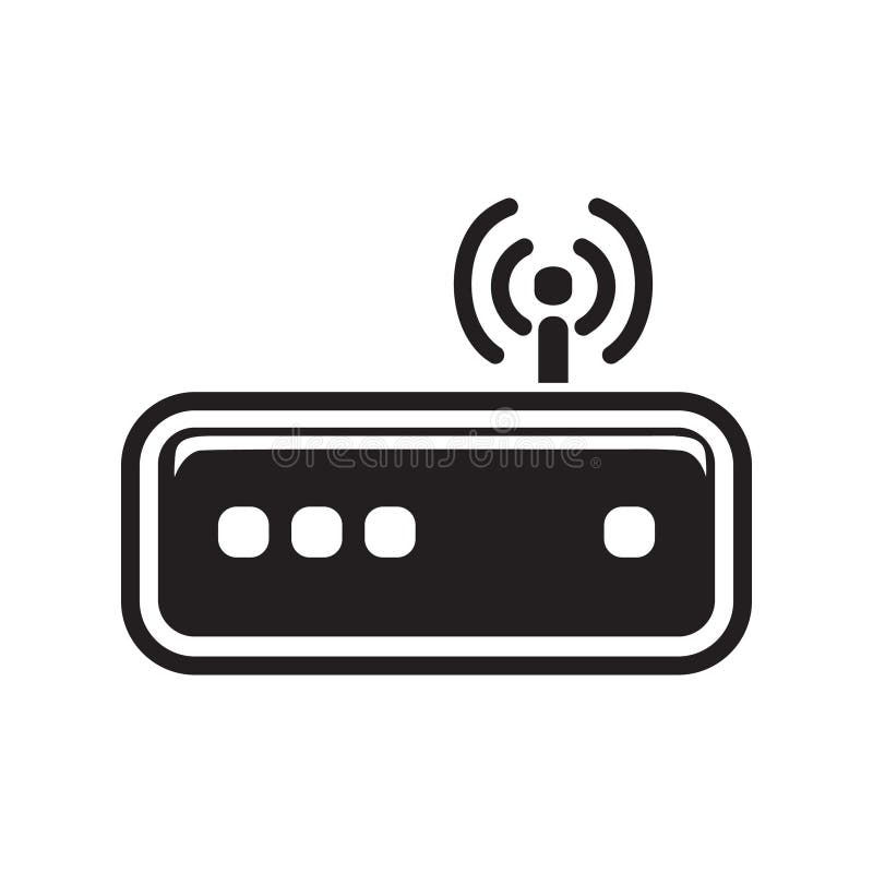 Wifi Router. Vector Illustration Decorative Design Stock Vector ...