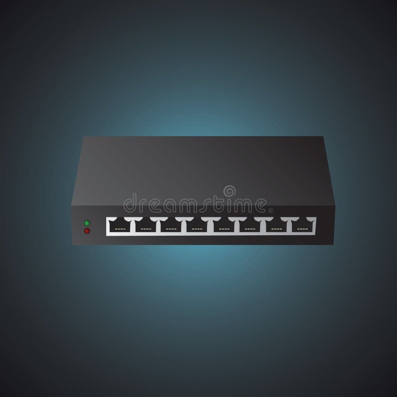 Wifi Router. Vector Illustration Decorative Design Stock Vector ...