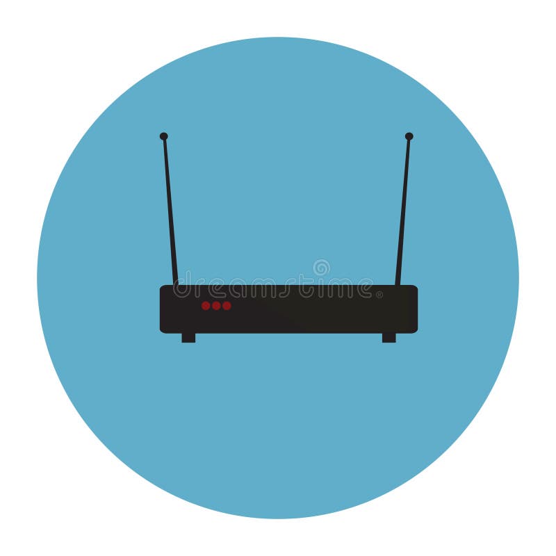 Wifi Router. Vector Illustration Decorative Design Stock Vector ...
