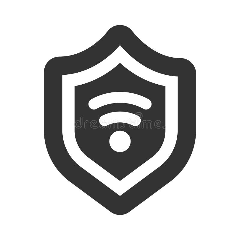 Wifi security icon stock vector. Illustration of secure - 274944842