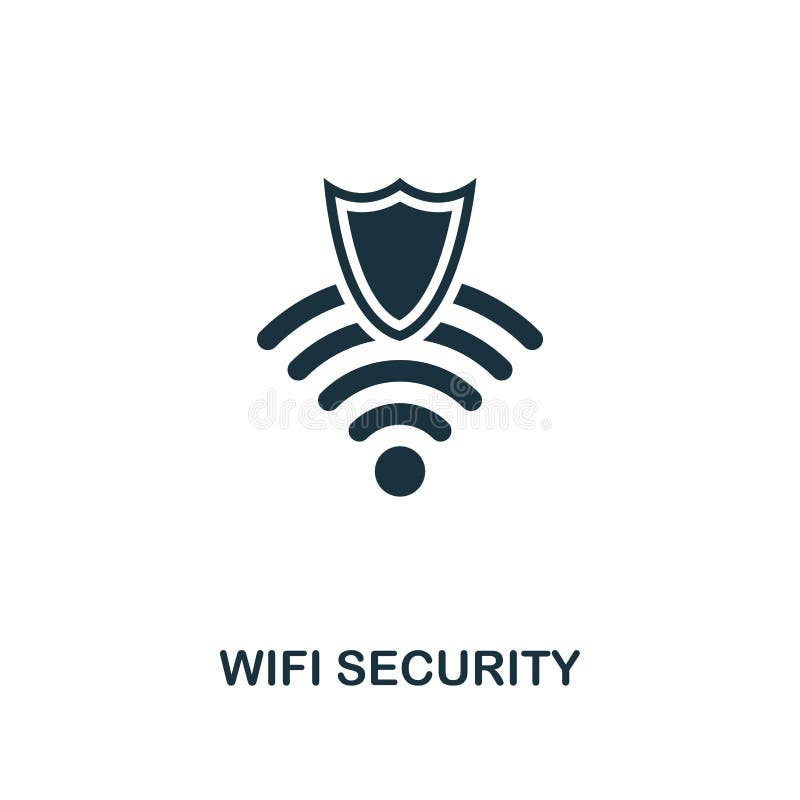 Wifi Security Icon. Premium Style Design from Security Icon Collection ...