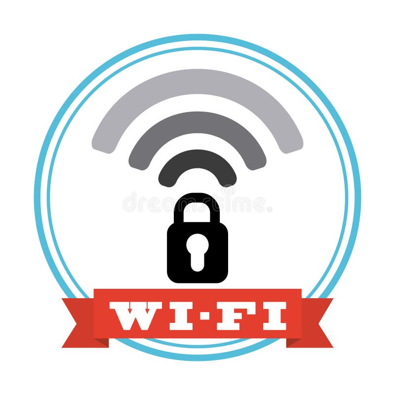 Secure Wifi Symbol Computer Stock Illustrations – 2,665 Secure Wifi ...