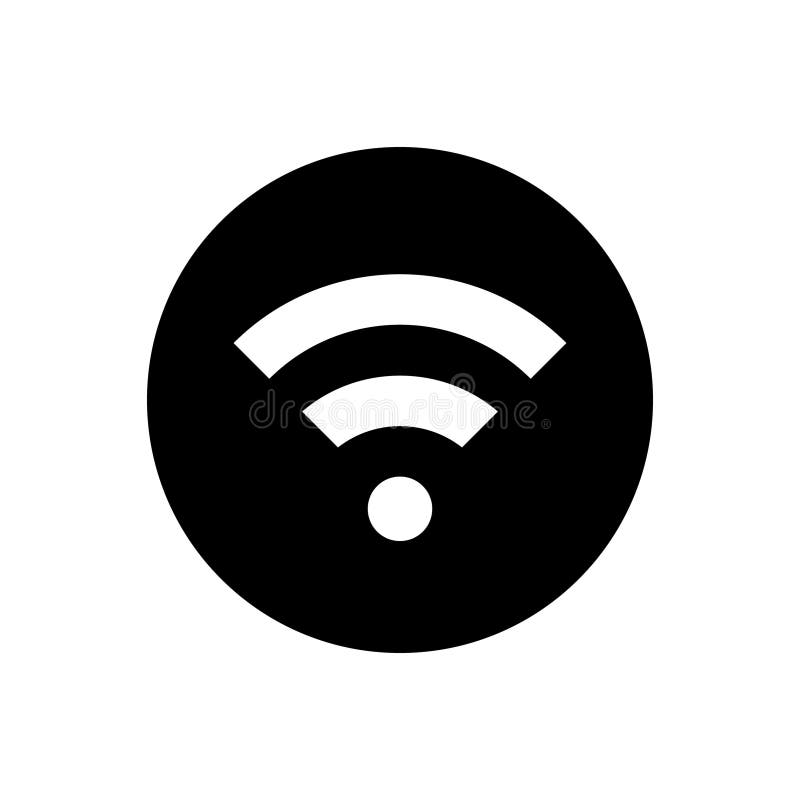 Wireless Signal Icon Vector Isolated on White Background. Wifi Symbol ...