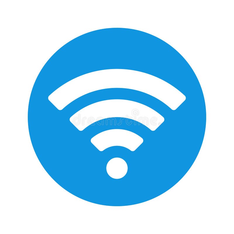 WiFi Signal Icon Vector â€ Wireless Internet Connection Symbol in Black ...