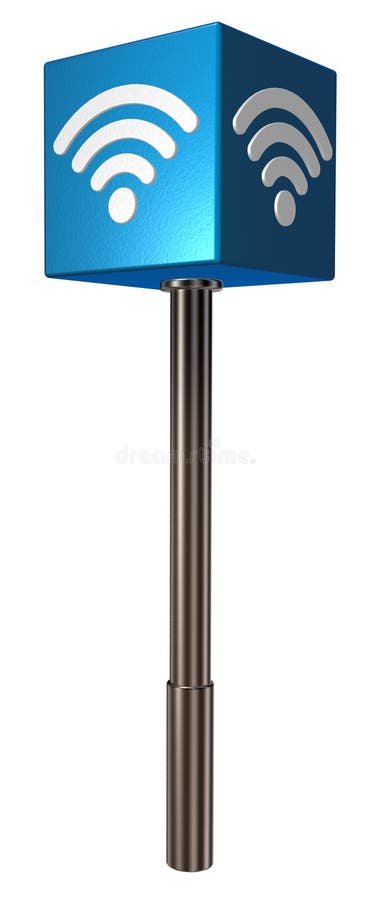 Wifi Cube Icon, Isometric Style Stock Vector - Illustration of route ...