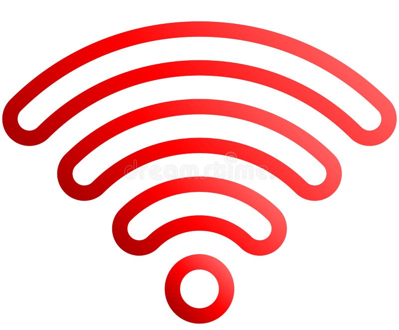 Wifi Symbol Icon - Black Outlined Rounded Gradient, Isolated - Vector ... Wifi Symbol Icon - Black Outlined Rounded Gradient, Isolated - Vector ...