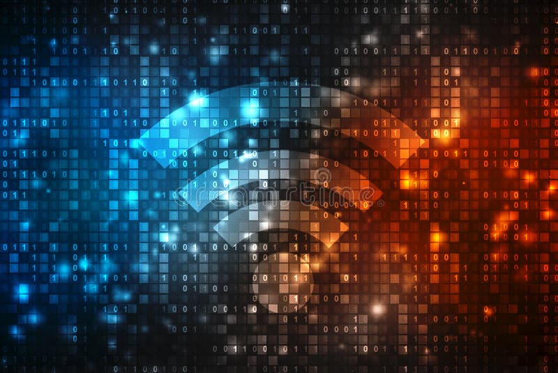 WiFi Internet Network Connection Background, Wireless High Speed ...