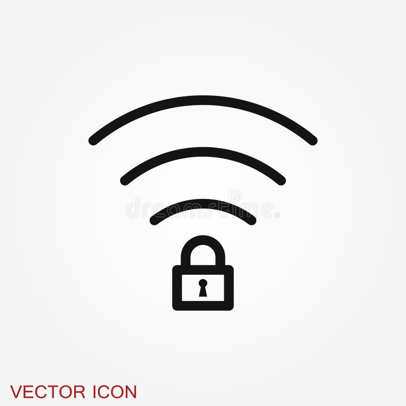 Wifi Vector Icon. Computer and Network Connections Symbol Isolated on ...