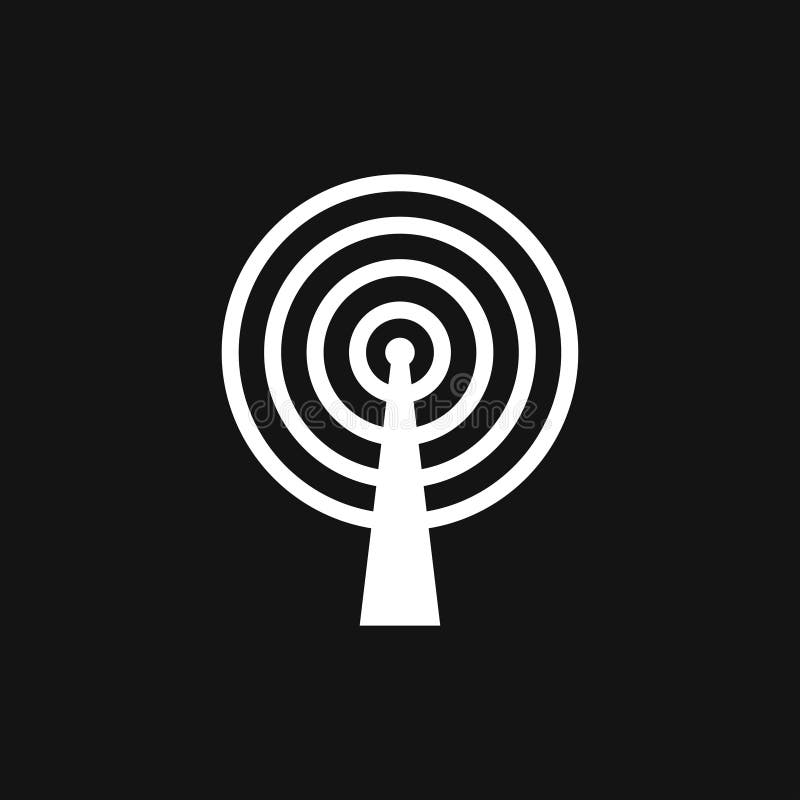 Wifi Vector Icon. Computer and Network Connections Symbol Isolated on ...