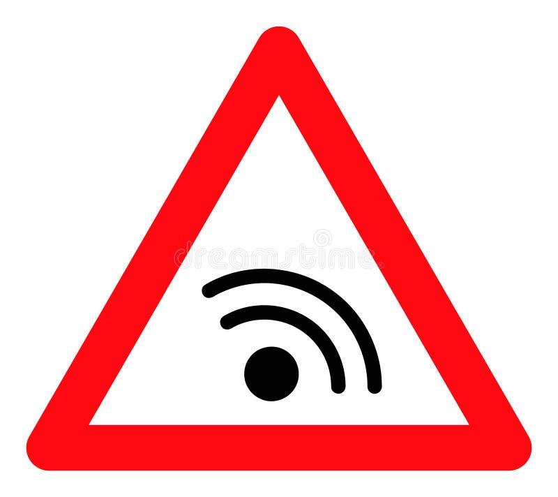 Wifi White Triangle Stock Illustrations – 294 Wifi White Triangle Stock ...