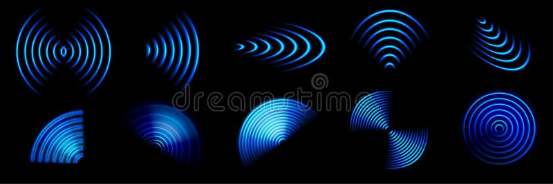 Wifi Wave. 3d Wifi Blue Neon Light Radial Waves Effect, Abstract ... Wifi Wave. 3d Wifi Blue Neon Light Radial Waves Effect, Abstract ...