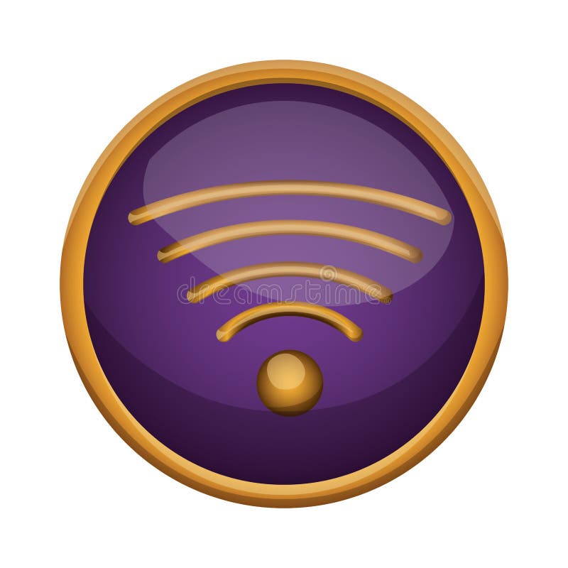 Isolated wifi wave design stock vector. Illustration of internet - 83972773